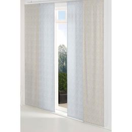 WIRTH Schiebegardine &raquo;Telfort&laquo; Paneelwagen 1 Stk. tlg. braun Jacquard, Baumwolle, Polyester 225cm, Paneelwagen, 60cm