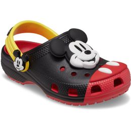 Crocs Kinder Clog &raquo;Mickey Mouse Classic Clog K&laquo; Sommerschuh, Hausschuh, Strandschuh mit schwenkbarem Fersenriemen schwarz 34
