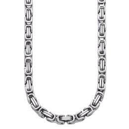 Firetti Herren Edelstahlkette &raquo;Schmuck Geschenk Halskette K&ouml;nigskette versch. L&auml;ngen&laquo; silber 50, Edelstahl, B: 6,7mm