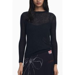 Desigual Schwarzes Polyester Damenkleid