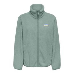 Only Damen Only Pl&uuml;schjacke &raquo;ONLEVA LIFE TEDDY JACKET CC OTW&laquo; ohne Kapuze Kunstfaser M