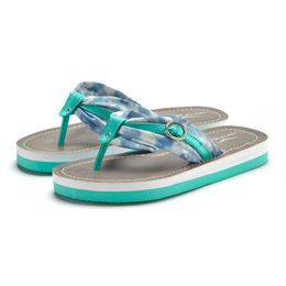 Venice Beach Damen Badezehentrenner &raquo;Sandale, Badeschuh, Pantolette, Badelatsche, Flip Flop, Badeschlappe&laquo; Zehentrenner mit wasserabweisender und 