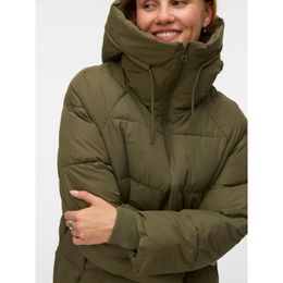 V&eacute;ro Moda Vero Moda Damen Steppmantel &raquo;VMELANOR LAURIE LONG COAT WRP GA BOO&laquo; gr&uuml;n S