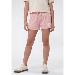 Champion Kinder Sweatshorts &raquo;BASIC Shorts Large Logo&laquo; f&uuml;r Kinder, aus Baumwolle, bequeme Passform rosa XL (164/170), N-Gr