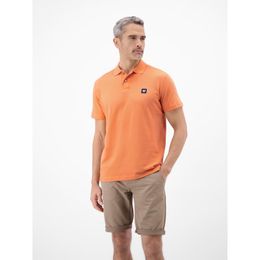 Lerros Herren Lerros Poloshirt Regular Fit, mit 3-Knopf-Form, mit Seitenschlitzen S
