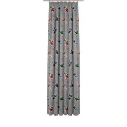 WIRTH Vorhang &raquo;Planes Lima&laquo; Multifunktionsband 1 Stk. tlg. Disney grau Satin, Polyester 225cm, Multifunktionsband, 142cm