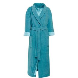 G&ouml;zze Unisex-Bademantel &raquo;Turin, ideal f&uuml;r Sauna & Spa, Hotelbademantel, Morgenmantel&laquo; 1 Stk. f&uuml;r Damen & Herren, mit G&uuml;rtel und zwei aufgesetzten Taschen, 