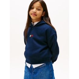 Tommy Hilfiger Jungen Kapuzensweatshirt &raquo;RHINE STONE FLAG HOODIE&laquo;, Kinder bis 16 Jahre blau 10 (140)