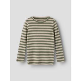 name it Kinder T-Shirt &raquo;NMNBANIO LS XSL TOP NOOS&laquo; Baumwollmischung, slim fit 92