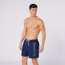 Reebok Herren Badeshorts &raquo;Abbott&laquo; mit Tunnelzug und seitlichen Taschen blau L, N-Gr