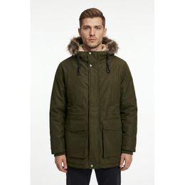 Jack & Jones Jack & Jones Herren Outdoorjacke &raquo;JJDAVID PARKA JACKET&laquo; mit Kapuze gr&uuml;n XS