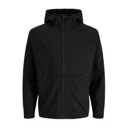 Jack & Jones JACK & JONES Zip-Up Hoodie male size XS Black