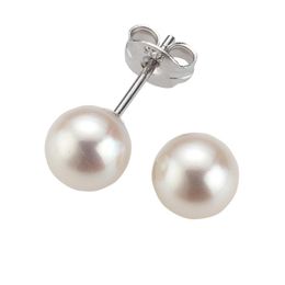 Firetti Damen Paar Ohrstecker &raquo;Schmuck Geschenk Ohrschmuck Perle&laquo; mit S&uuml;&szlig;wasserzuchtperle bunt 4, Perlen Silber 925 (Sterlingsilber)