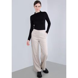 Imperial Damen Imperial Stoffhose Sommerhose, l&auml;ssig weite Hose mit Gummibund im R&uuml;cken beige XL (42), N-Gr