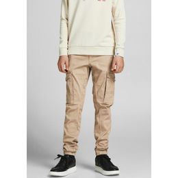 Jack & Jones Jack & Jones Junior Jungen Cargohose &raquo;JPSTPAUL JJFLAKE 1075 CROCKERY NOOS JNR&laquo; beige 146, N-Gr