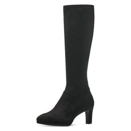 Tamaris Damen Stiefel mit Stretchfunktion im Schaft, vegane Verarbeitung schwarz 41, XS-Schaft