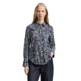 Tom Tailor Damen Tom Tailor Hemdbluse mit Muster blau 46