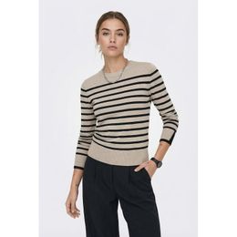 Only Damen Only Rundhalspullover &raquo;ONLKALANA LS O-NECK KNT NCA&laquo; beige M