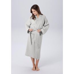 OTTO home Unisex-Bademantel &raquo;Vanessa, ideal f&uuml;r Sauna & Spa, Hotelbademantel, Morgenmantel&laquo; 1 Stk. Taschen, Damen & Herren, Waffelpiqu&eacute;, sehr leichte 
