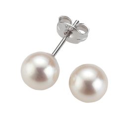 Firetti Damen Paar Ohrstecker &raquo;Schmuck Geschenk Ohrschmuck Perle&laquo; mit S&uuml;&szlig;wasserzuchtperle bunt 3, Perlen Silber 925 (Sterlingsilber)