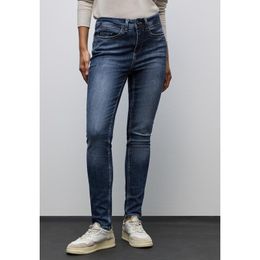 Street One Damen Street One Slim-fit-Jeans &raquo;Style York&laquo; mit Stretch blau 26, L&auml;nge 28