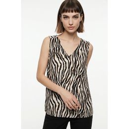V&eacute;ro Moda Vero Moda Damen V-Shirt &raquo;VMEASY JOY S/L V-NECK TOP WVN GA&laquo; Viskose, regular fit bunt S