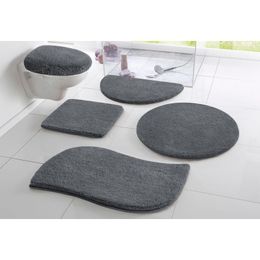 OTTO home Badematte &raquo;Merida, Badvorleger, Badezimmer Teppich&laquo; H&ouml;he 32 mm rutschhemmend beschichtet fu&szlig;bodenheizungsgeeignet schnell trocknend 