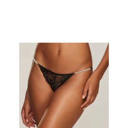 Lascana Damen Lascana Rioslip mit femininen Perlendetails beige 44/46