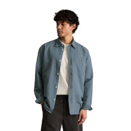 Marc O'Polo Marc O'polo Denim Herren Marc O'Polo DENIM Langarmhemd regular fit aus Leinen und Bio-Baumwolle, Kentkragen XXL, N-Gr