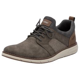 Rieker Herren Slip-On Sneaker Slipper, Freizeitschuh, Halbschuh mit modischer Laufsohle braun 43