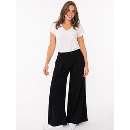Zwillingsherz Damen Bundfaltenhose &raquo;"Bundfalten"&laquo; schwarz S/M, N-Gr