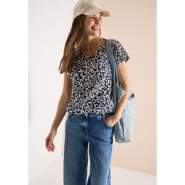Cecil Damen T-Shirt mit All-Over Print S (38)