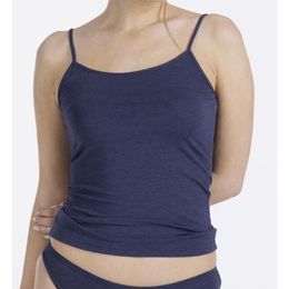 Nina von C. Damen Achseltop &raquo;Light & Easy&laquo; basic, weich, atmungsaktiv, bequem, Rundhalsausschnitt, schmale Tr&auml;ger blau 38, N-Gr