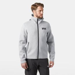 Helly Hansen Herren Trainingsjacke &raquo;HP OCEAN FZ JACKET 2.0&laquo; mit Kapuze mit hohem Kragen, bequeme Passform, h&uuml;ftlange Form grau S