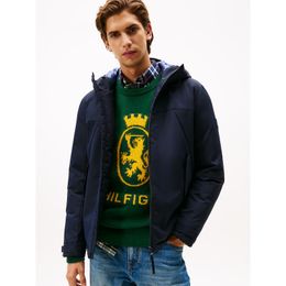 Tommy Hilfiger Herren Funktionsjacke &raquo;TECH HOODED SHORT PADDED JACKET&laquo; mit Kapuze Winterjacke, Outdoorjacke wasserabweisend blau 3XL