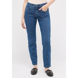 Angels Damen Angels Straight-Jeans &raquo;DOLLY&laquo; mit Stretch blau 46, L&auml;nge 28