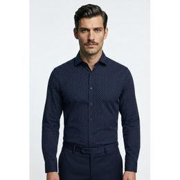 Hugo Herren Hugo Businesshemd &raquo;Kenno Easy Care&laquo; Stretch-Jersey Kentkragen, Slim Fit blau 41, N-Gr