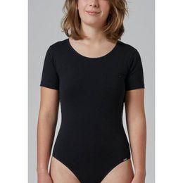 Skiny Damen Kurzarmbody &raquo;Body Collection&laquo; Rundhalsausschnitt, schlicht, kurz&auml;rmlig, Baumwollmix schwarz 38, N-Gr