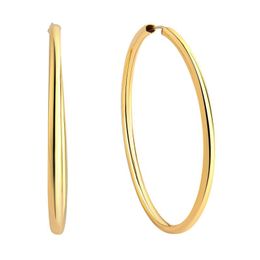 Firetti Damen Paar Creolen &raquo;Schmuck Geschenk Silber 925 Basic 2 mm breit&laquo; gold 50, Silber 925 (Sterlingsilber)