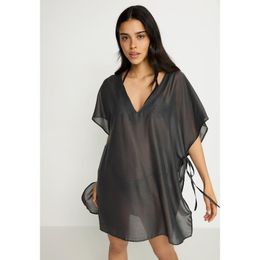 Lscn By Lascana Damen LSCN by LASCANA Chiffontunika seitlich zum Knoten, transparente Strandtunika M