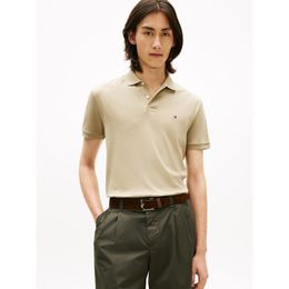 Tommy Hilfiger Herren Poloshirt &raquo;LIQUID COTTON REGULAR SEASONAL&laquo; mit Logostickerei beige L