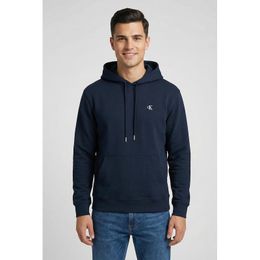 Calvin Klein Jeans Herren Sweatshirt &raquo;MONOGRAM HOODIE&laquo;, regular fit, Kapuze, Logostickerei blau XXL
