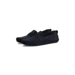 Tommy Hilfiger Herren Slipper &raquo;CORE HILFIEGR SUEDE DRIVER&laquo; Flats, Schlupfschuh in Mokassin-Optik 43