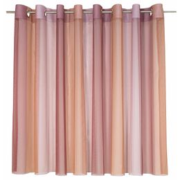 WIRTH Gardine &raquo;Eloise&laquo; &Ouml;sen 1 Stk. tlg. Store rot Polyester 175cm, &Ouml;sen, 140cm