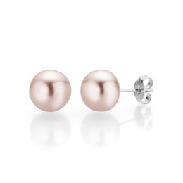 Firetti Damen Perlenohrringe &raquo;Schmuck Geschenk Ohrschmuck Perle&laquo; Made in Germany - mit S&uuml;&szlig;wasserzuchtperle silber 10, Perlen Silber 925 (