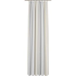 WIRTH Gardine &raquo;28066&laquo; Faltenband 1 Stk. tlg. Store - Faltenband 1:3 grau Polyester 145cm, Faltenband, 300cm