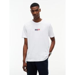 Tommy Hilfiger Herren T-Shirt &raquo;BRAND LOVE SMALL FLAG&laquo; regular fit, Baumwolljersey wei&szlig; XL