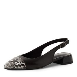 Tamaris Damen Slingpumps , Blockabsatz, Businessschuh mit verstellbarem Riemchen 38