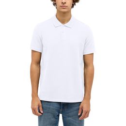 Mustang Herren Mustang Poloshirt &raquo;PACO&laquo; Trageangenehme Baumwollqualit&auml;t wei&szlig; XL