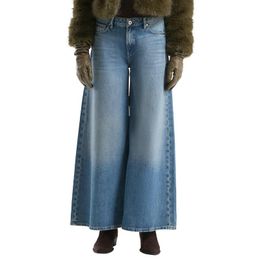 Qs Damen QS Weite Jeans im Five-Pocket Style 42, L&auml;nge 32